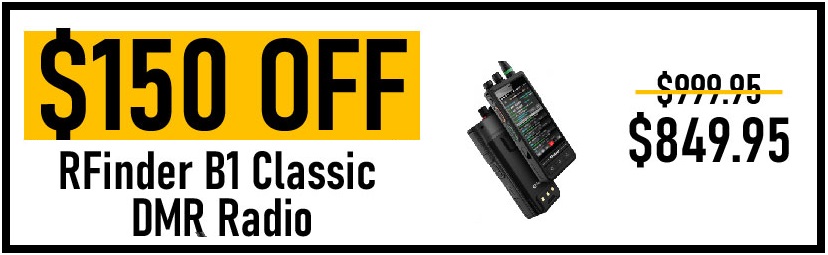 RFinder B1 Classic Android DMR/FM ROIP Radio GigaParts.com